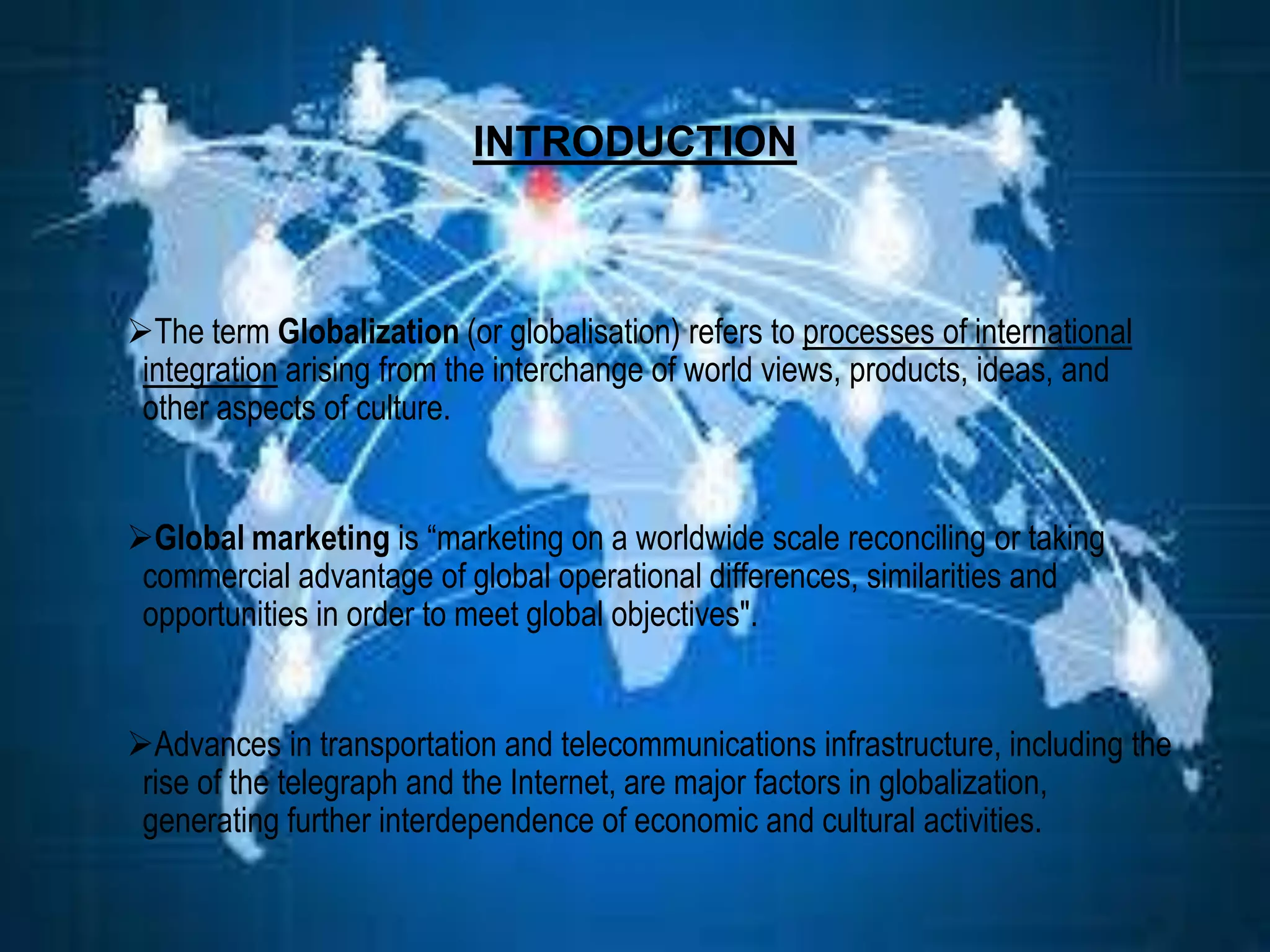 Global market & global marketing strategies- MBA | PPTX | Advertising ...