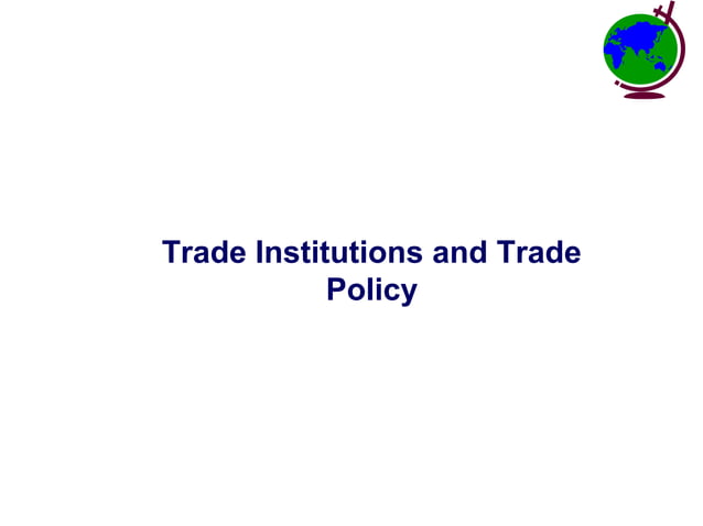 Global marketing introduction | PPT | Political Issues & policy | Politics