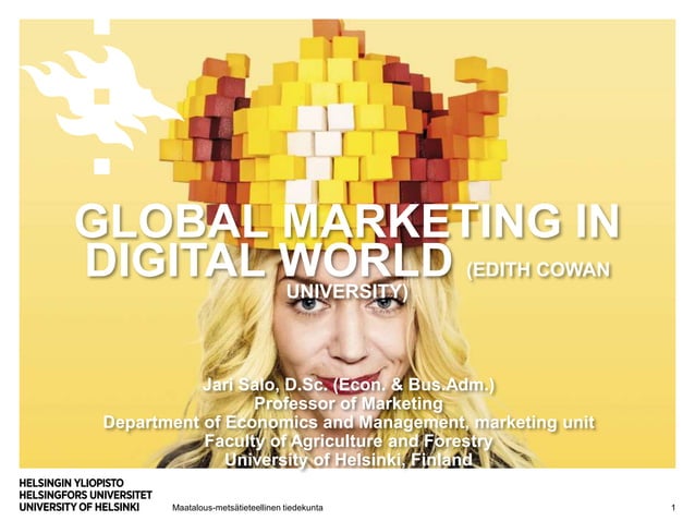Salo Global marketing in digital world | PPT