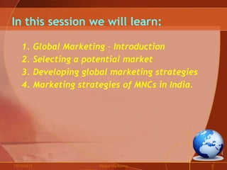 Global Marketing | PPTX