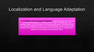 Global Strategies for Malaysian Music | PPT