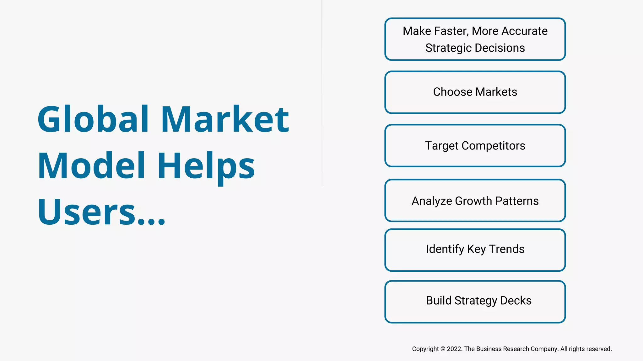 World's Best Market Sizing Database - Global Market Model | PPT