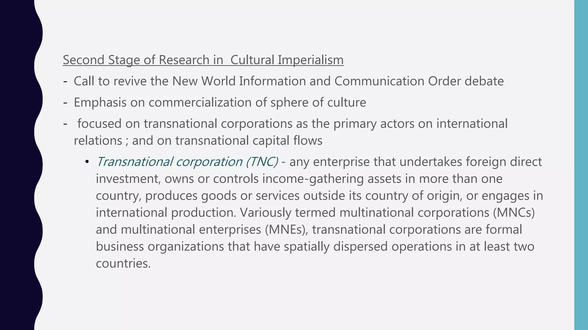 Global Media cultures | PPTX