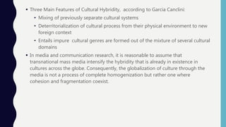 Global Media cultures | PPTX