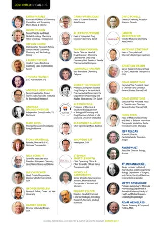 Global Medicinal Chemistry & GPCR Leaders summit 2017 - Agenda | PDF