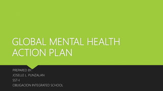 Global mental health action plan | PPTX