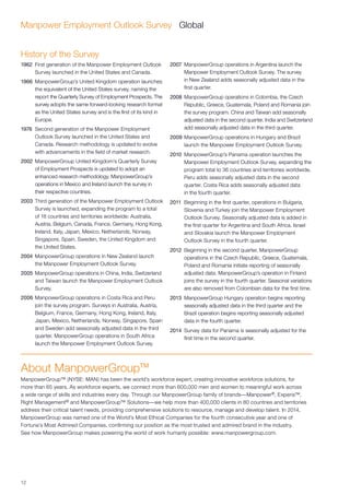 Manpower Employment Outlook Survey - Global Report - Q3 2014 | PDF ...