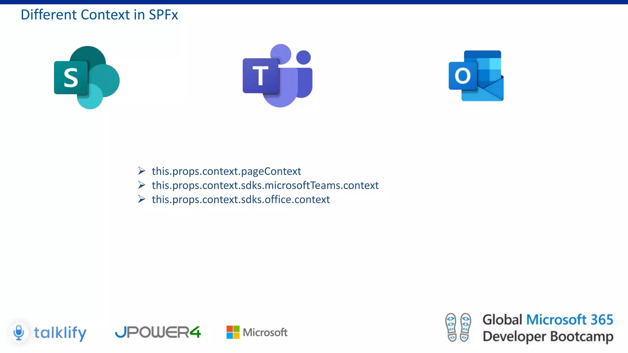 Surfacing SPFx Solutions in SharePoint, MS Teams, and Outlook Add-in | PPT