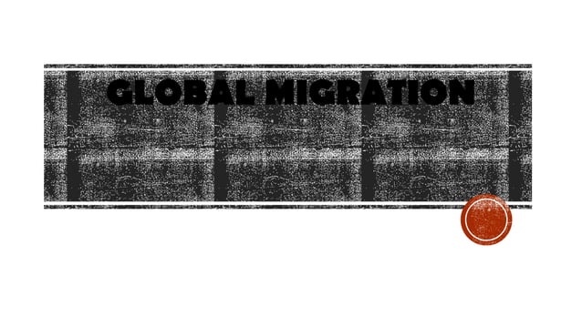 Global Migration powerpoint presentation | PPTX