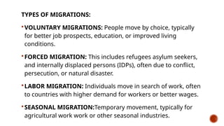 Global Migration powerpoint presentation | PPTX
