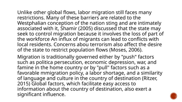 Global Migration powerpoint presentation | PPTX