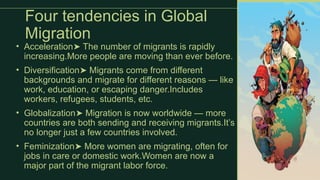 Global Migration ppt and its models and challenges | PPTX