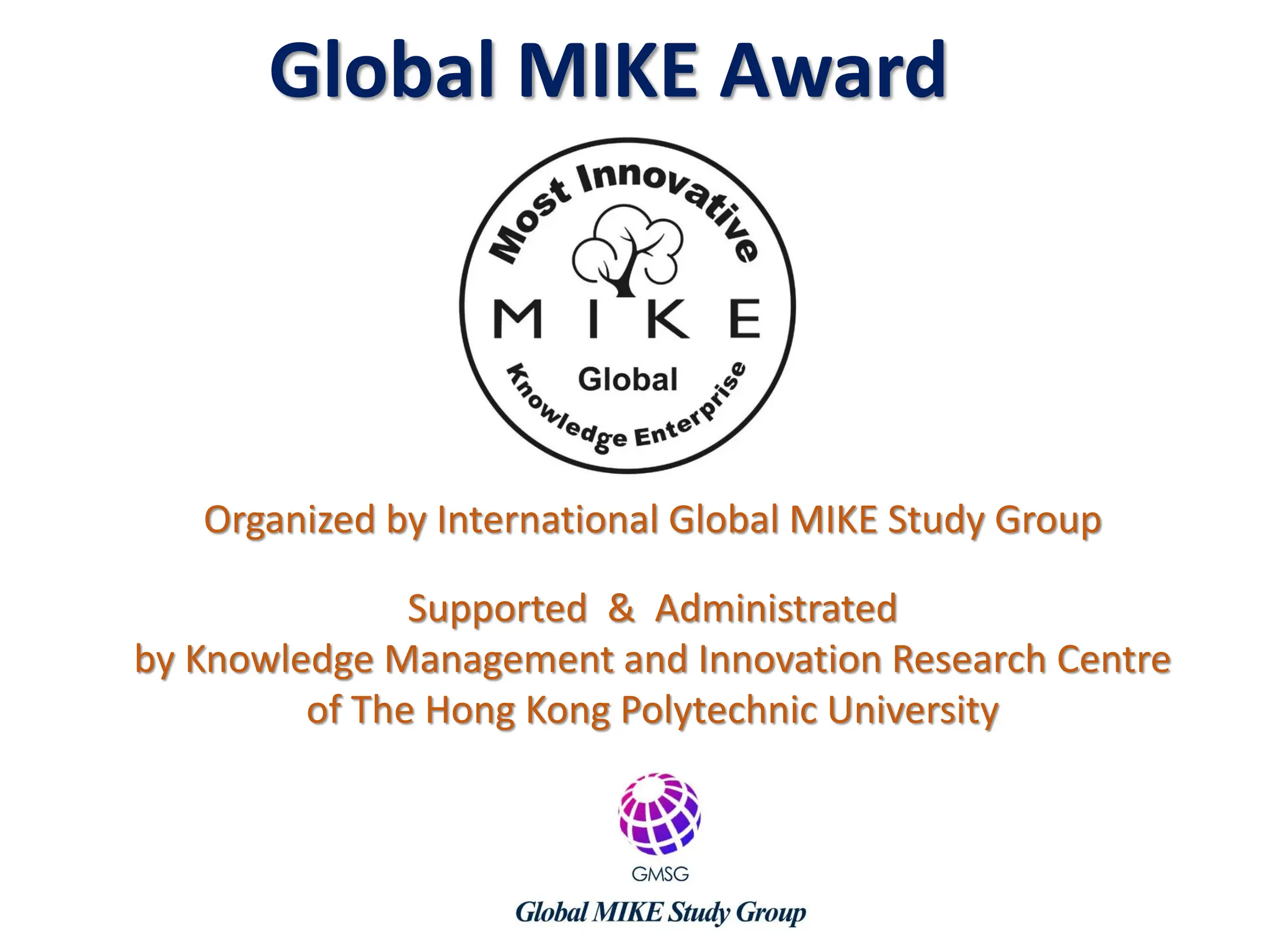 Global MIKE Award 2020 | PDF