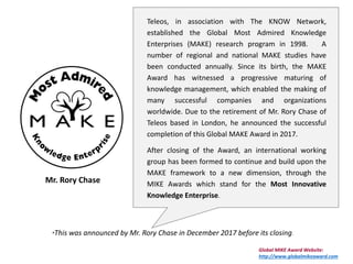Global MIKE Award 2020 | PDF | Awards Shows | Events