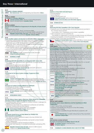 SMi Group's 19th annual Global MilSatCom 2017 | PDF