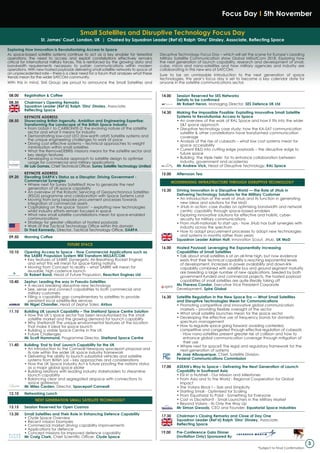 SMi Group's Global MilSatCom 2018 final brochure | PDF | Business Expos ...