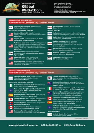 SMi Group's Global MilSatCom 2018 sponsorship prospectus | PDF