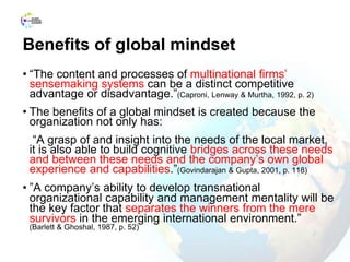 Global mindset concept | PDF