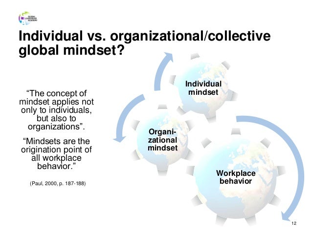 Global mindset concept