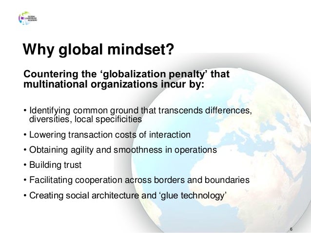 Global mindset concept