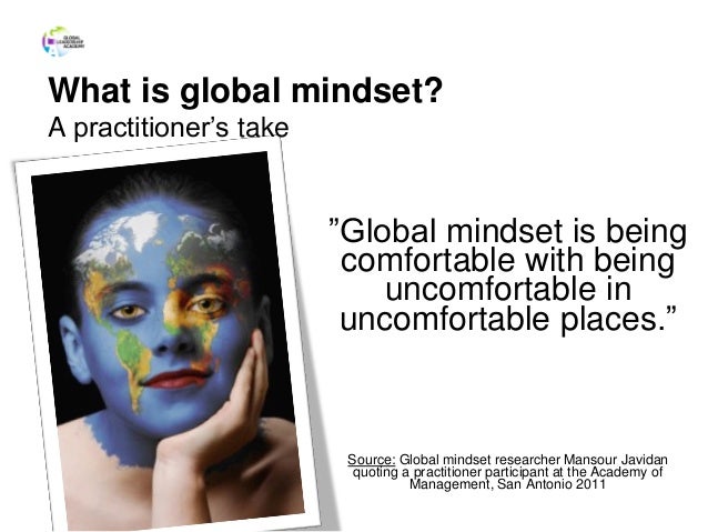 Global mindset concept