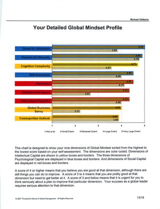 Mike Diliberto's Global Mindset | PDF | Education