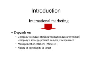 GLOBAL MARKETING LECTURE | PPT