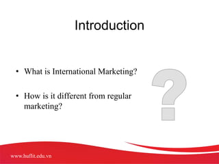 GLOBAL MARKETING LECTURE | PPTX
