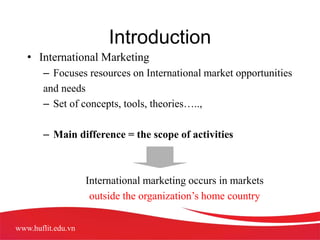GLOBAL MARKETING LECTURE | PPT