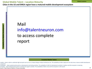 Global mobile talent landscape talent neuron | PPT