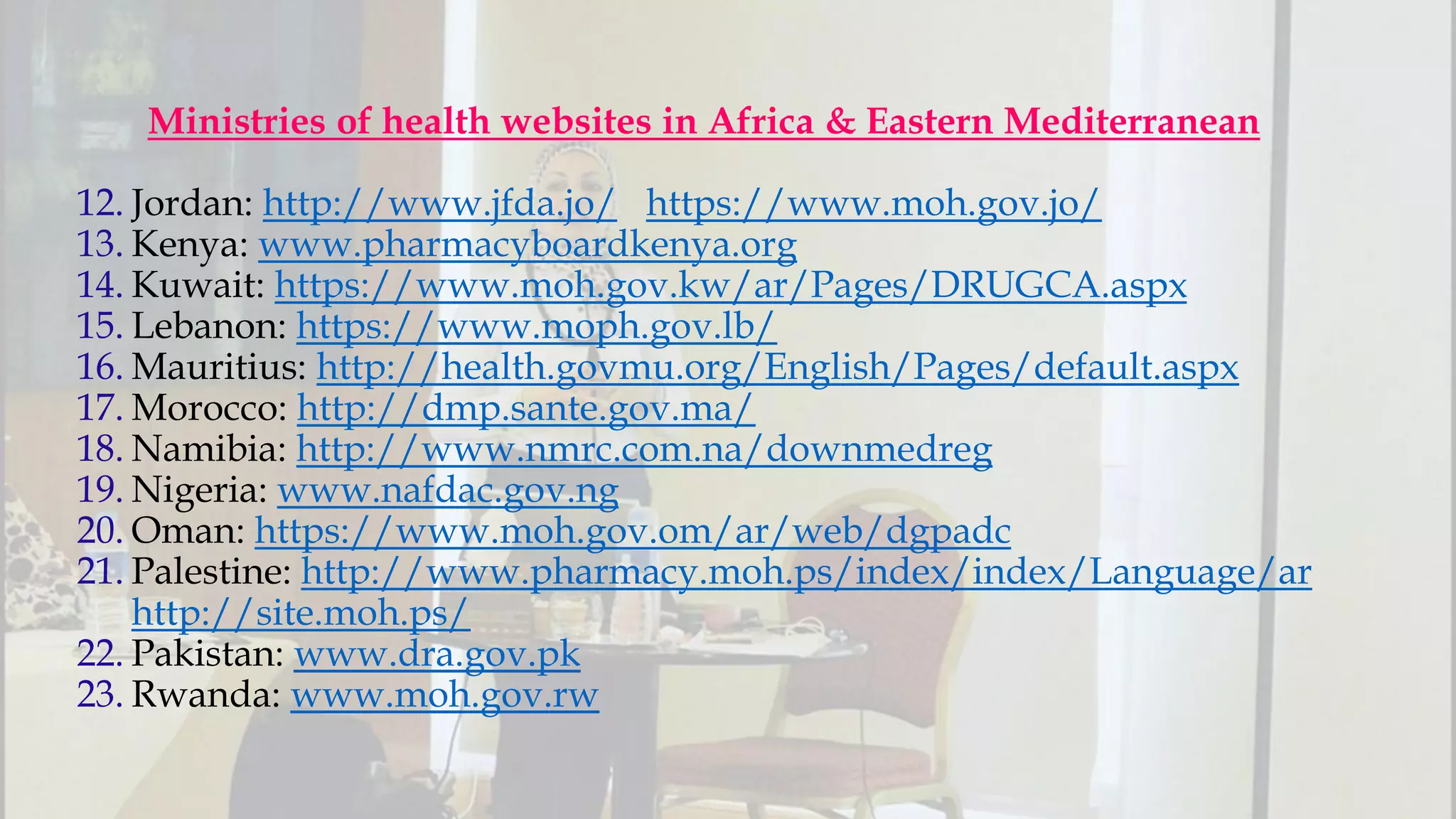 Global MOH websites.pdf
