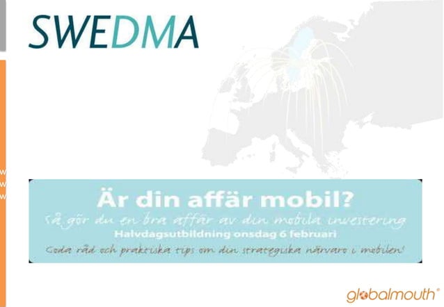 Globalmouth Swedma utbildning | PPT