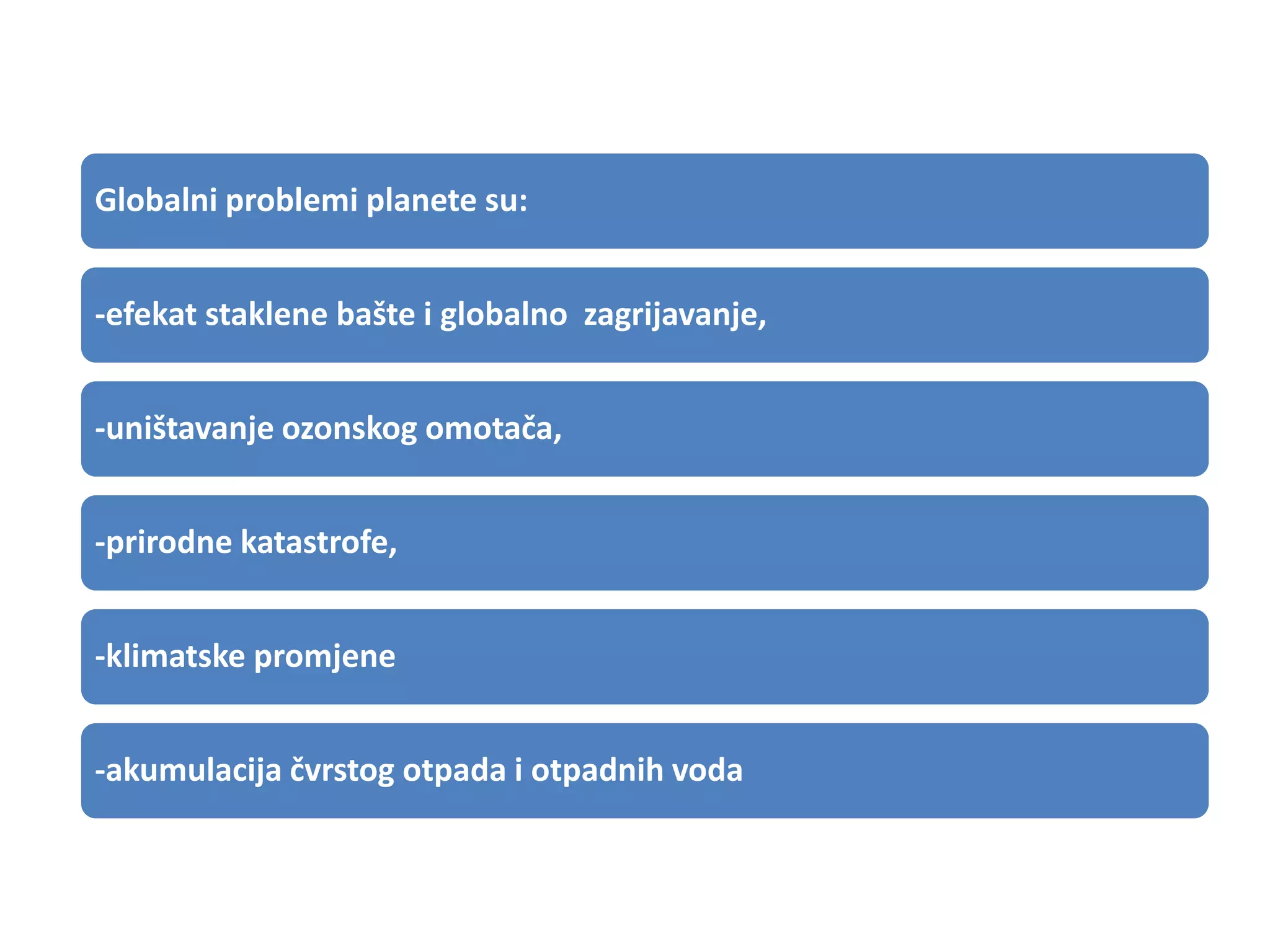 Globalni ekološki problemi | PDF
