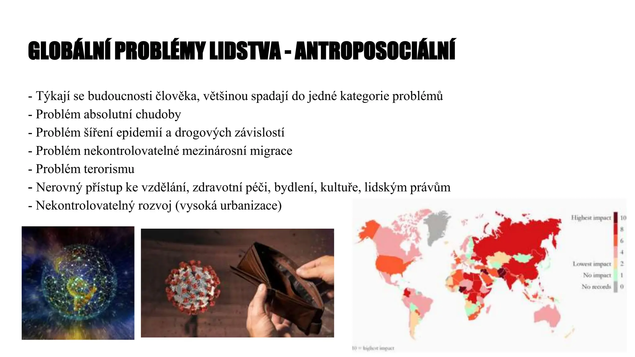 globální problémy, prezentace pptx česky | PPTX