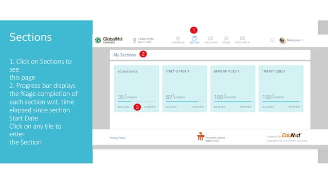 GlobalNxt University - Learning Platform Guide | PPT | Internet | Computing
