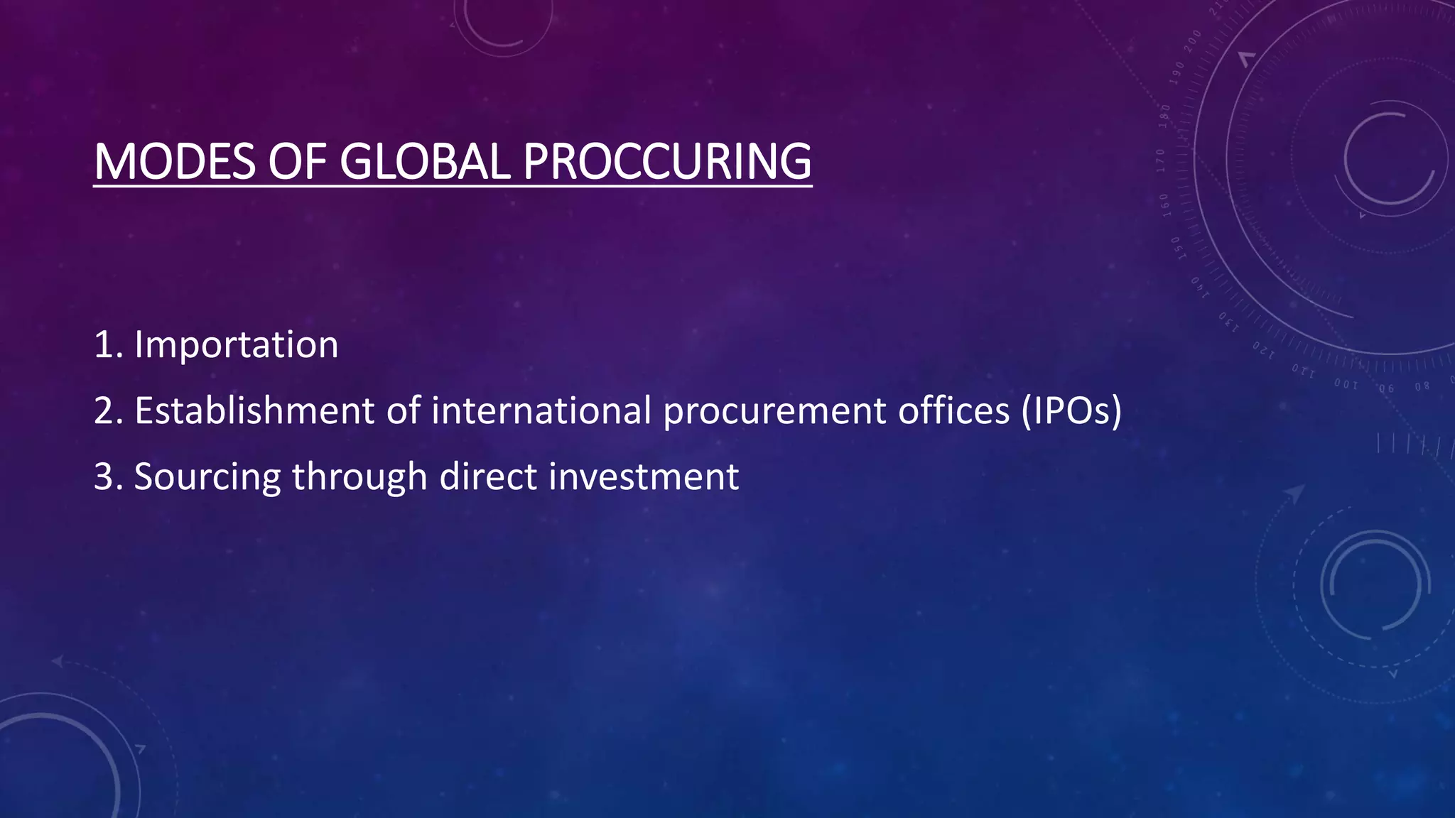 Global operations management | PPTX