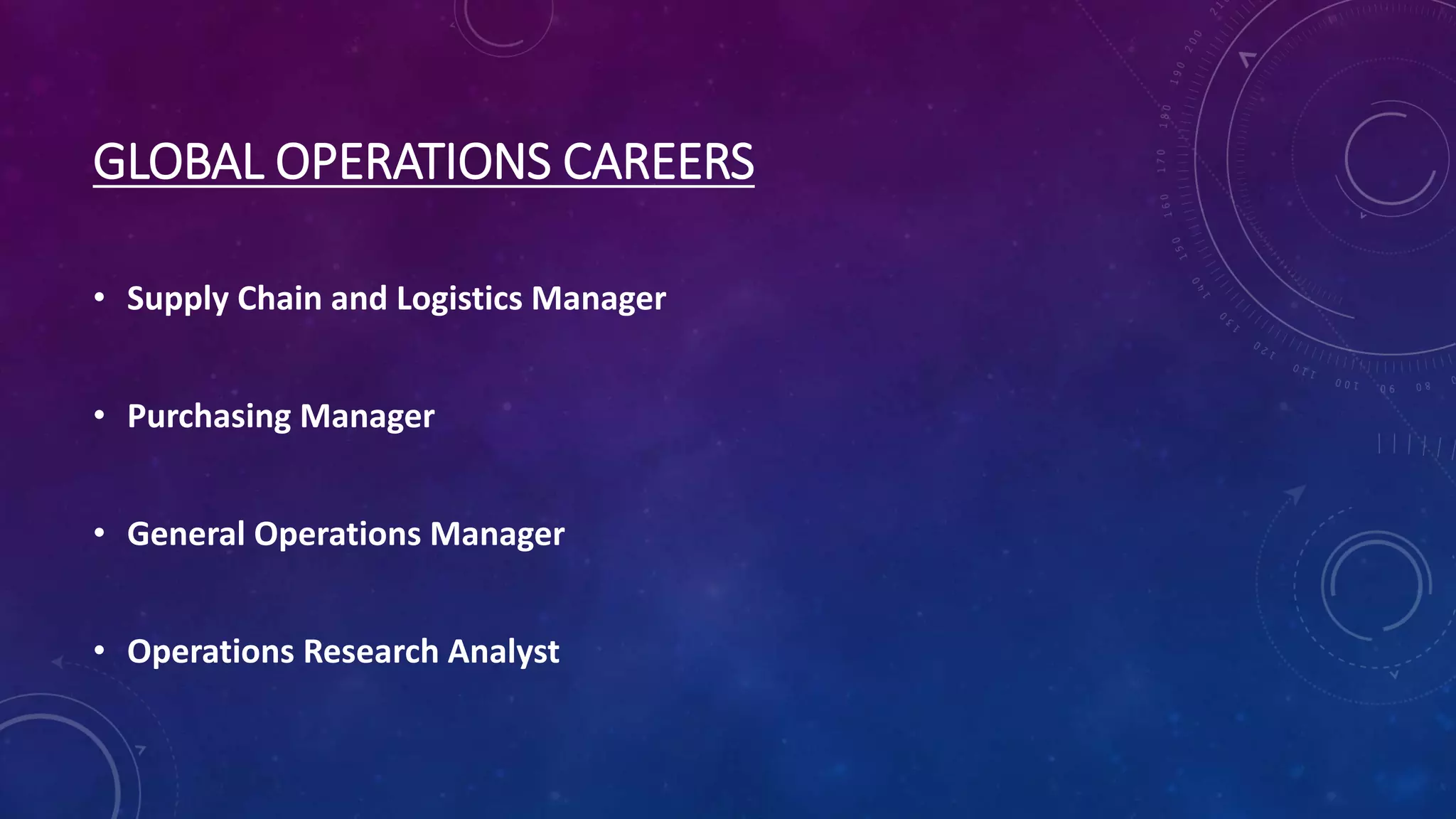 Global operations management | PPTX