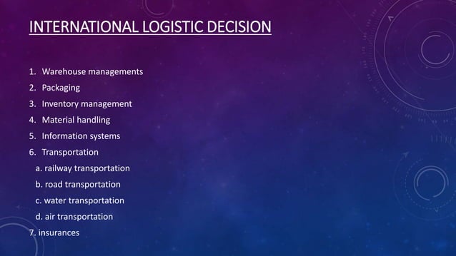 Global operations management | PPTX | Logistics | Business