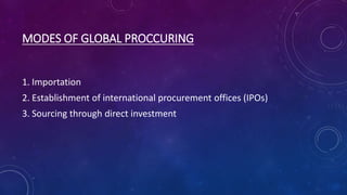Global operations management | PPTX