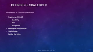 Global Order - Trends & Transformation.pptx