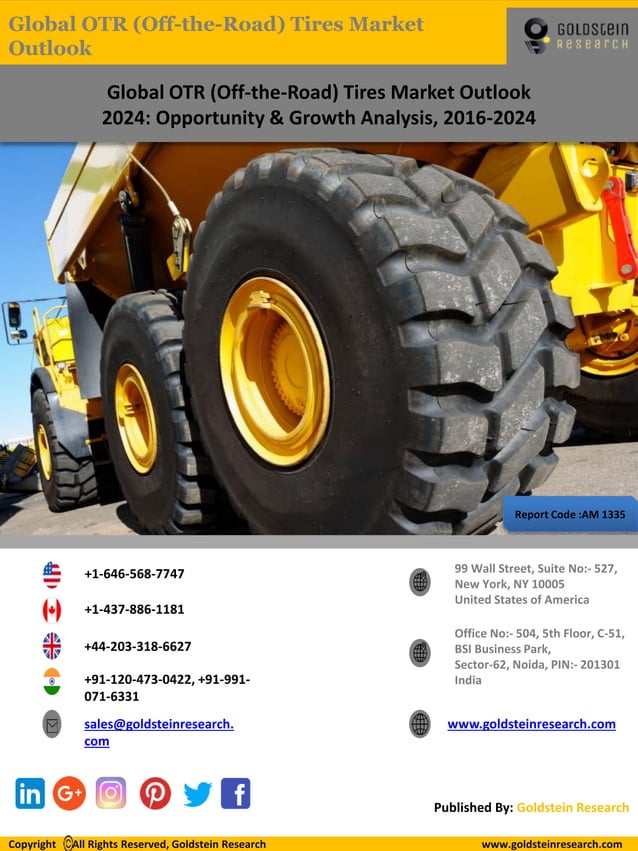 Global OTR Tires Market Outlook 2024: Opportunity & Growth Analysis ...