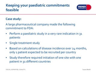 Global Paediatric Studies–A CRO perspective | PDF