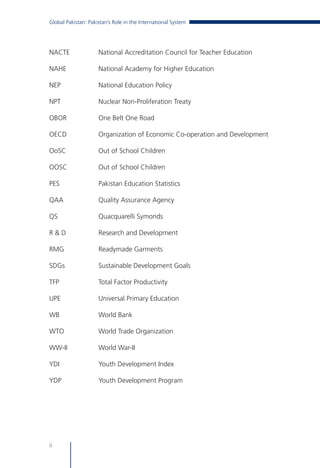 Global Pakistan: Pakistan's Role in the International System | PDF
