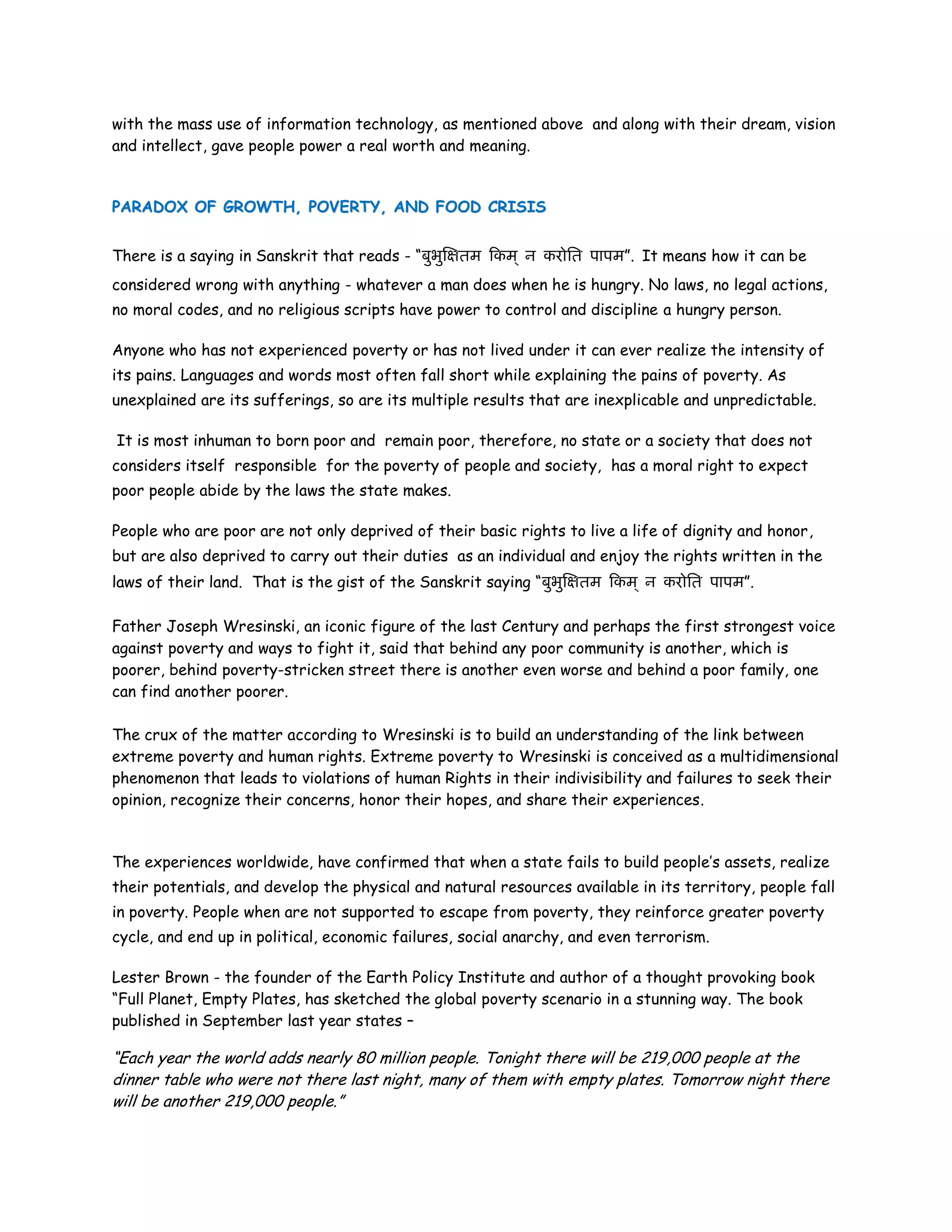 Global paradox of poverty and affluence | DOCX