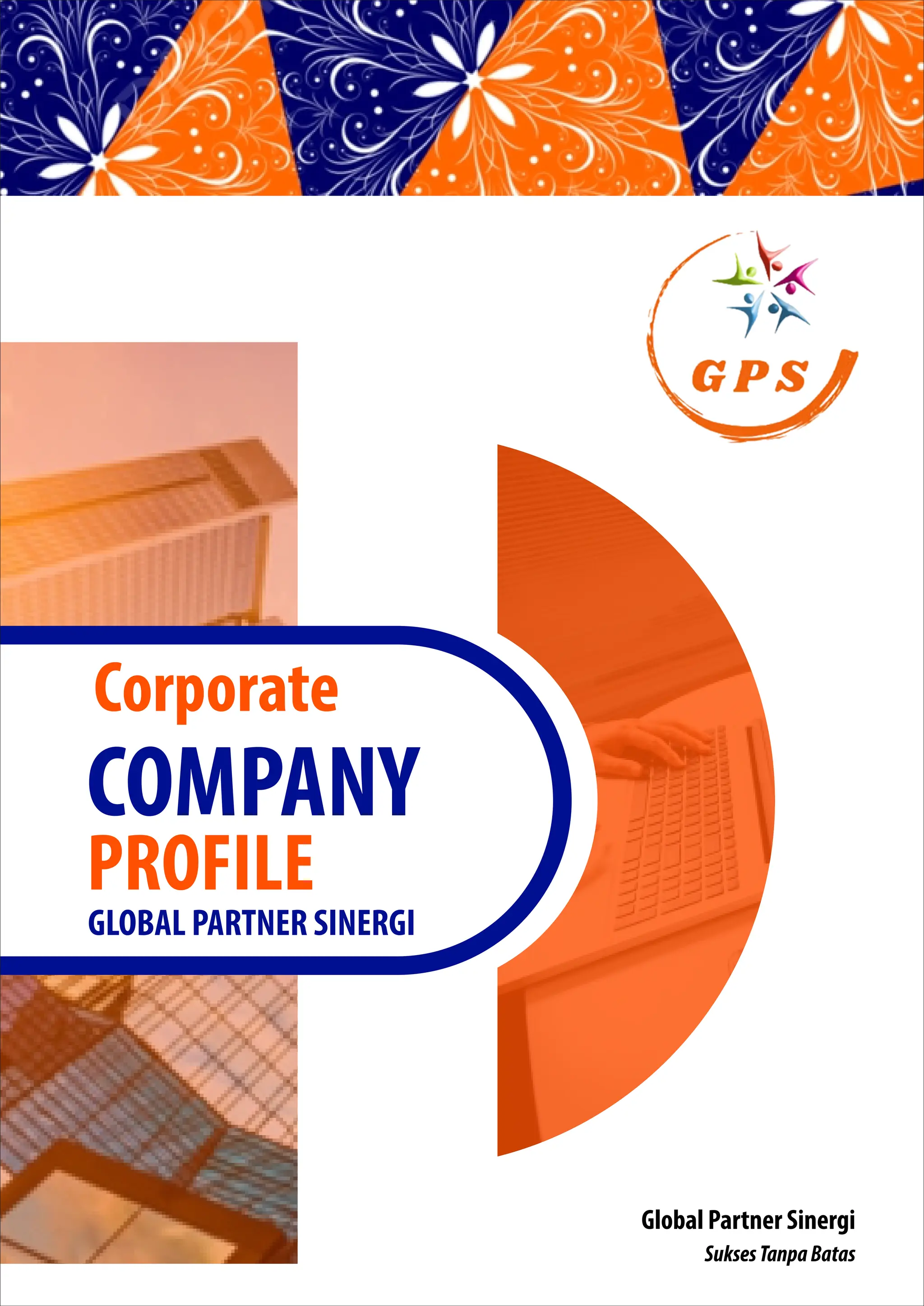 Global Partner Sinergi company profile design by vodeco.co.id