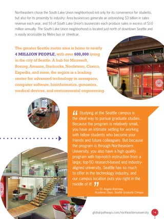 Northeastern University Global pathways -brochure | PDF