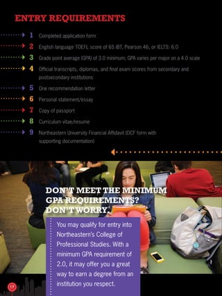 Northeastern University Global pathways -brochure | PDF