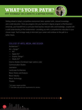 Northeastern University Global pathways -brochure | PDF