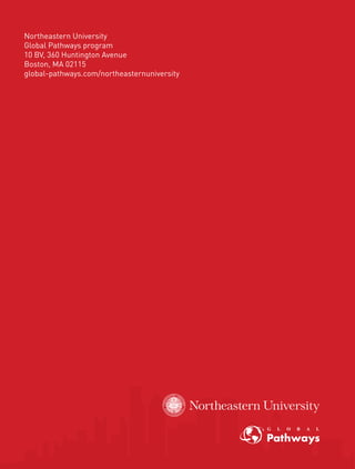Northeastern University Global pathways -brochure | PDF