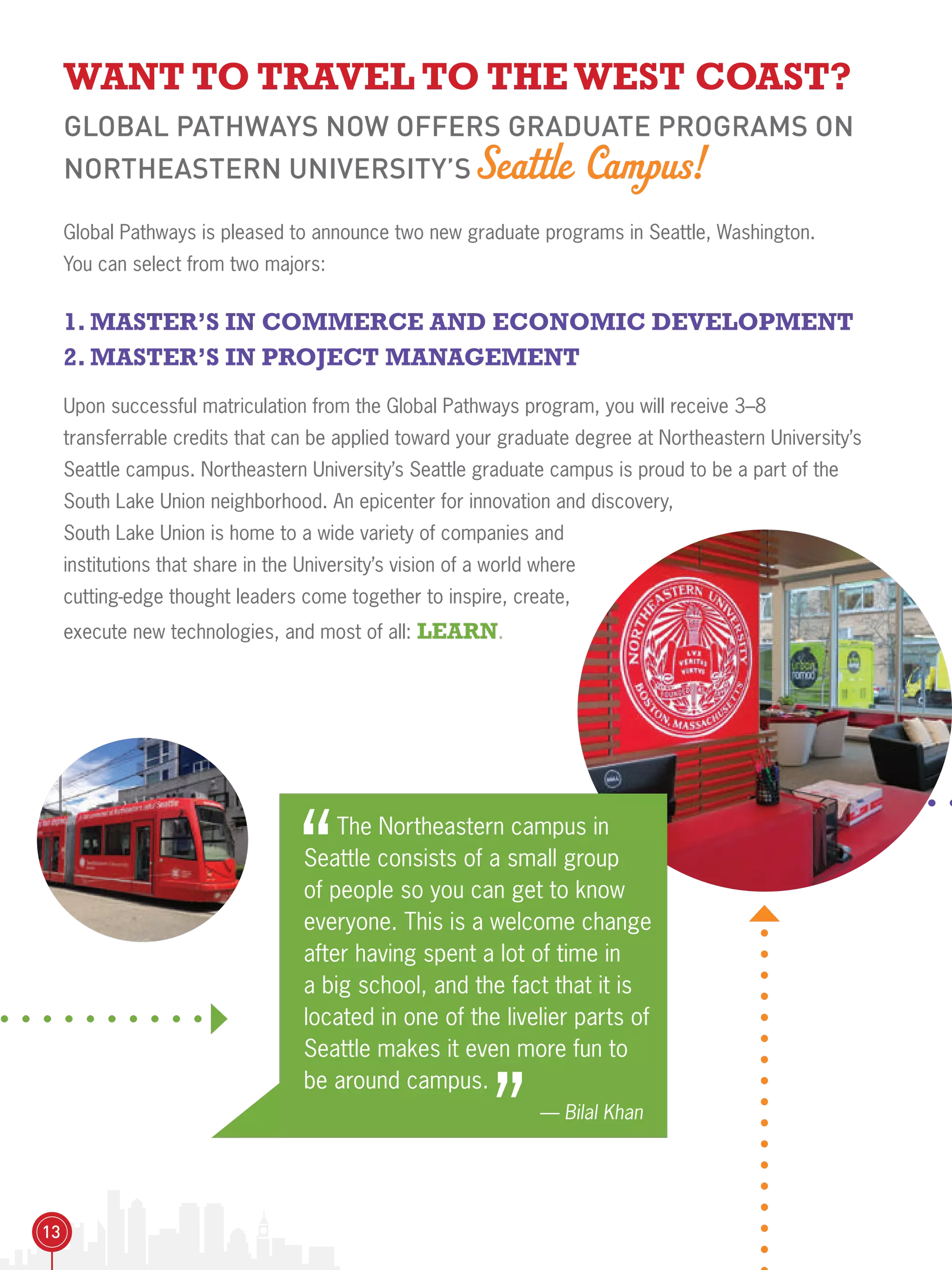 Global pathways northeastern-brochure by Study Metro | PDF